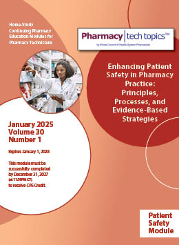 Pharmacy TechTopics - Pharmacy CE Module Details 95